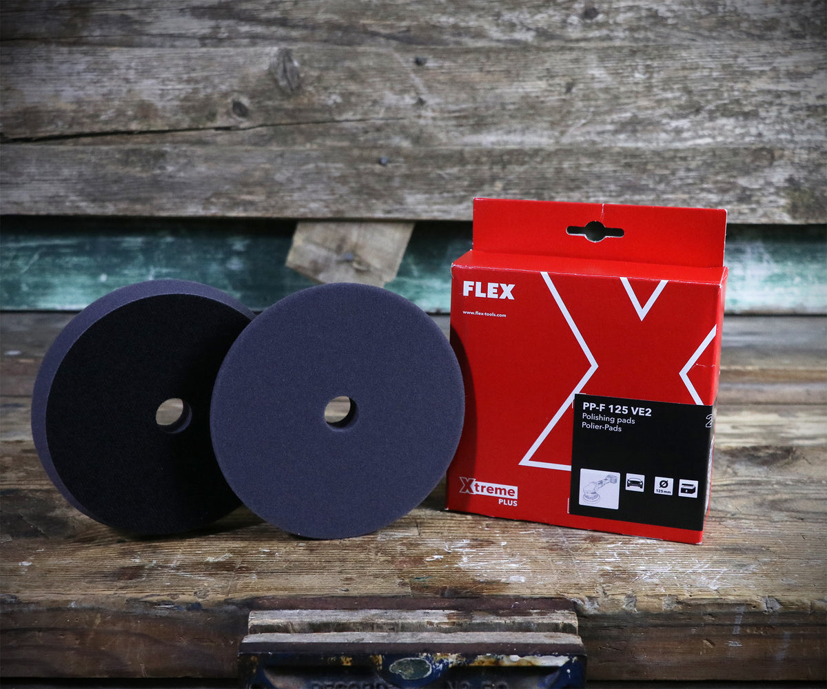 Flex Polishing Sponge - Two Pads (Black) — Slims Detailing