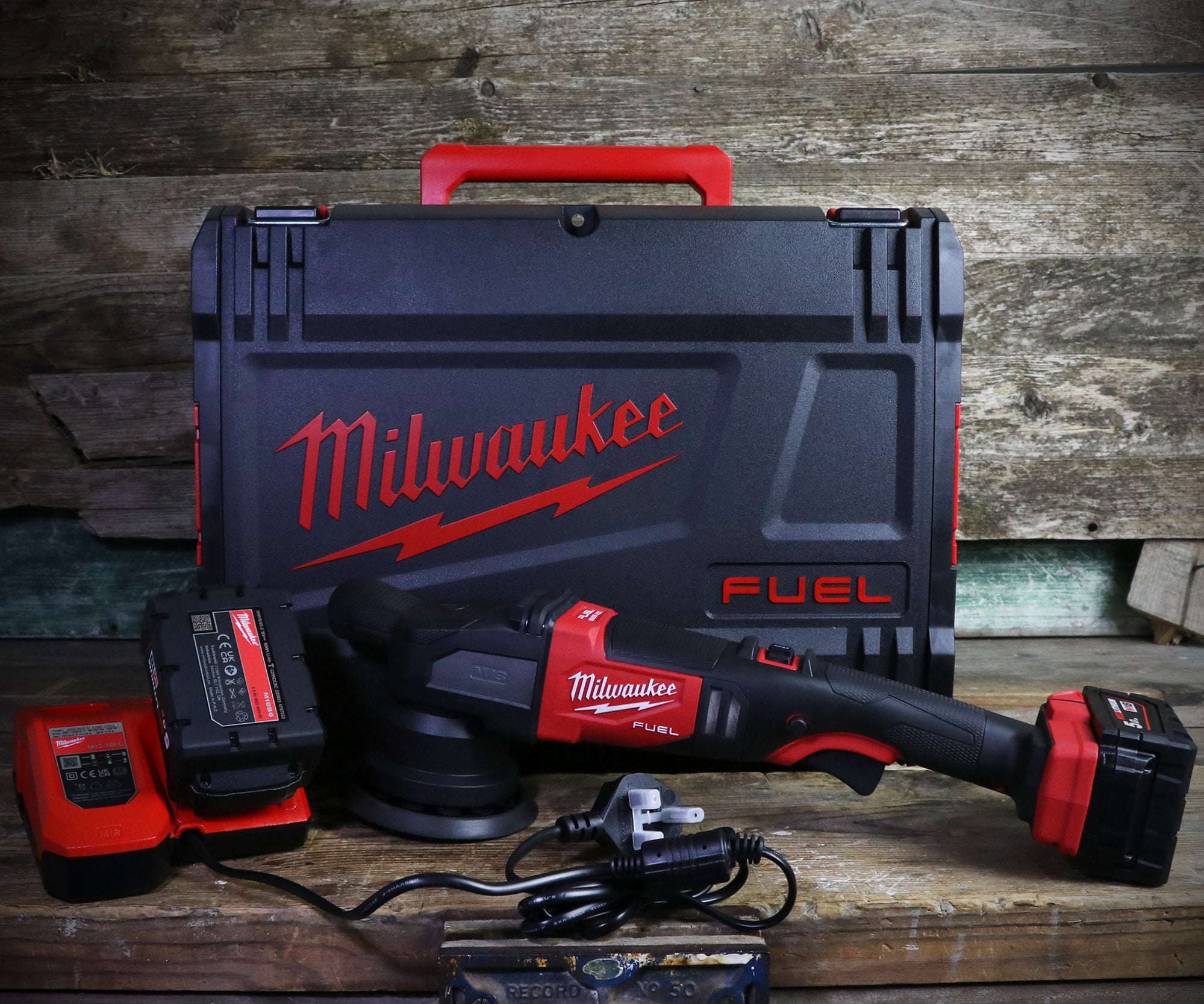 Milwaukee M18 FROP15-502X Fuel Random Orbital Polisher Kit with 15mm T ...