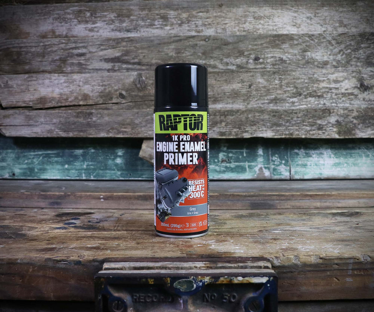 RAPTOR High Heat 1K Pro Engine Enamel Grey Primer — Slims Detailing