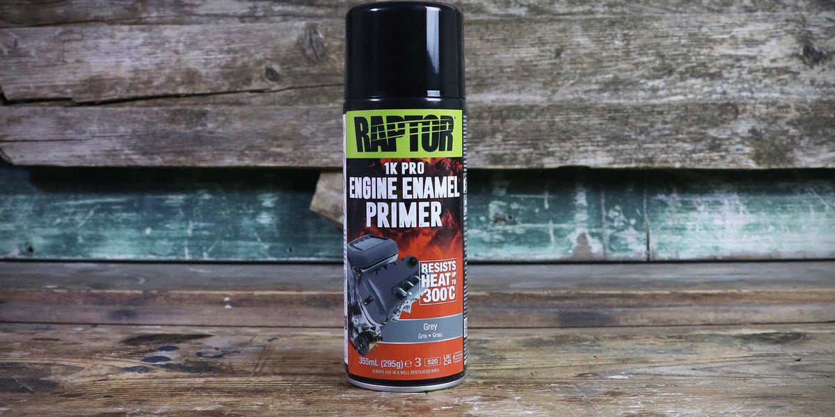 RAPTOR High Heat 1K Pro Engine Enamel Grey Primer — Slims Detailing