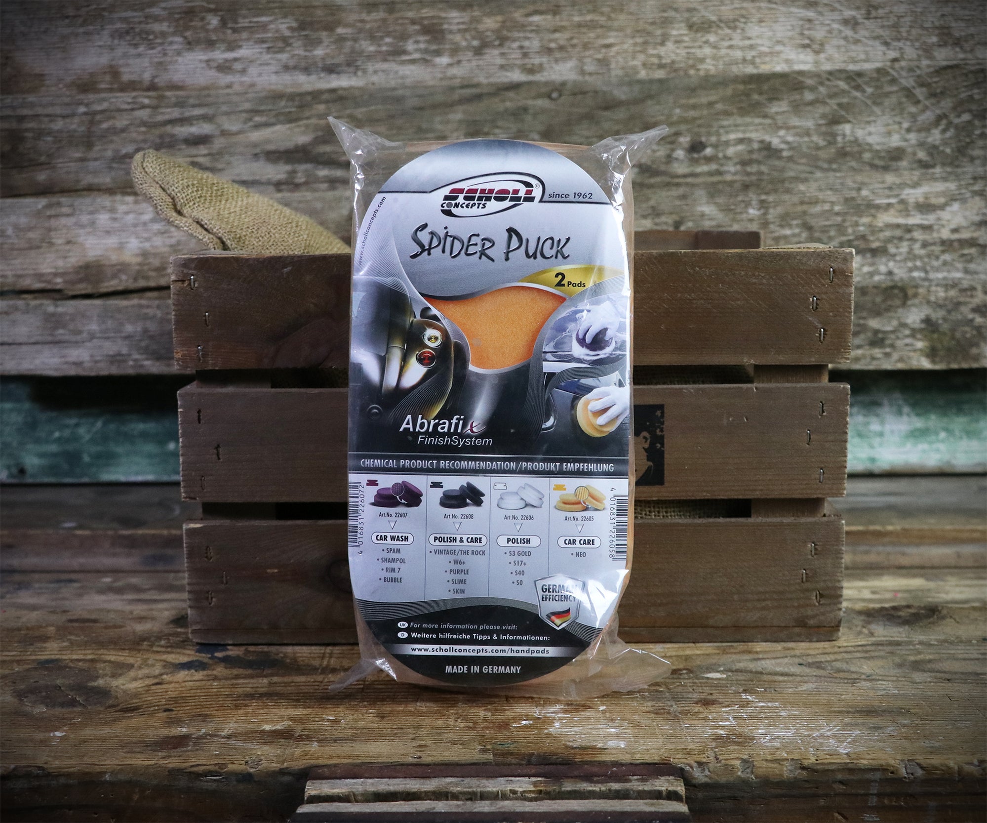 Scholl NEO Spider Puck Applicator (Honey, 130mm) — Slims Detailing