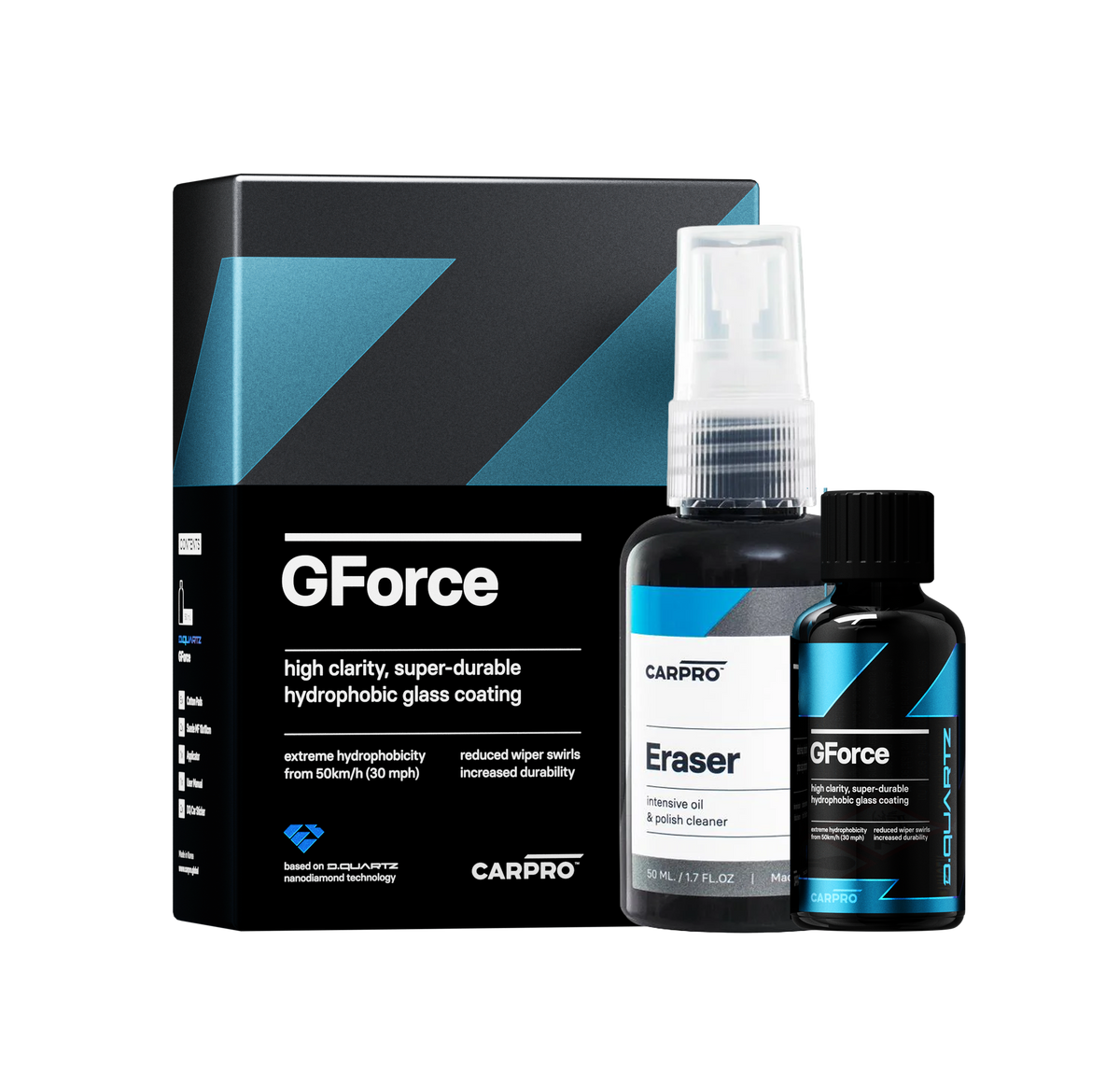 CARPRO DQUARTZ GForce Glass Coating Kit