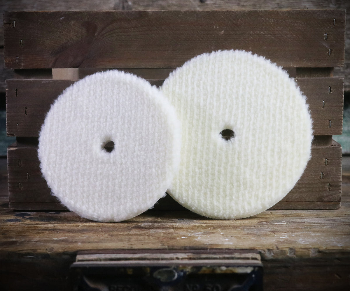 3M Perfect-It Random Orbital White Coarse-Grade Wool Compounding Pad ...