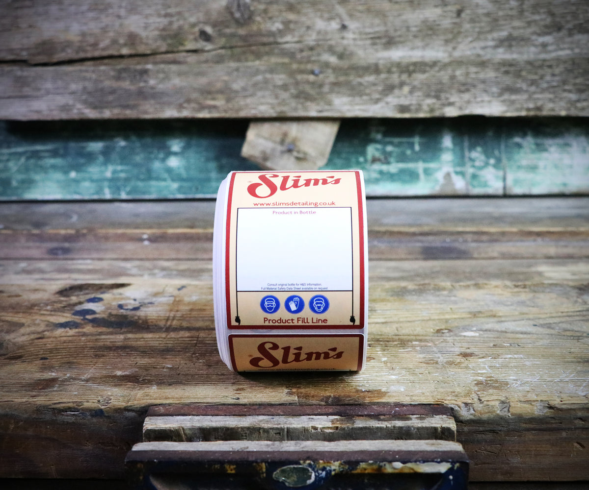 Slim's Detailing Decant Label (Single) — Slims Detailing